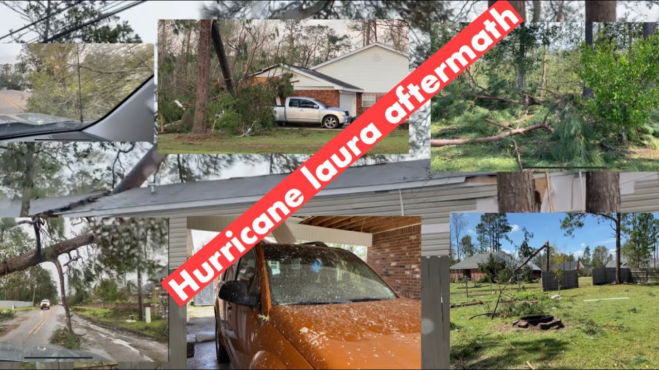 HURRICANE LAURA AFTERMATH CATEGORY 4/jenjenvlogs 🇺🇸 in America!! - YouTube
