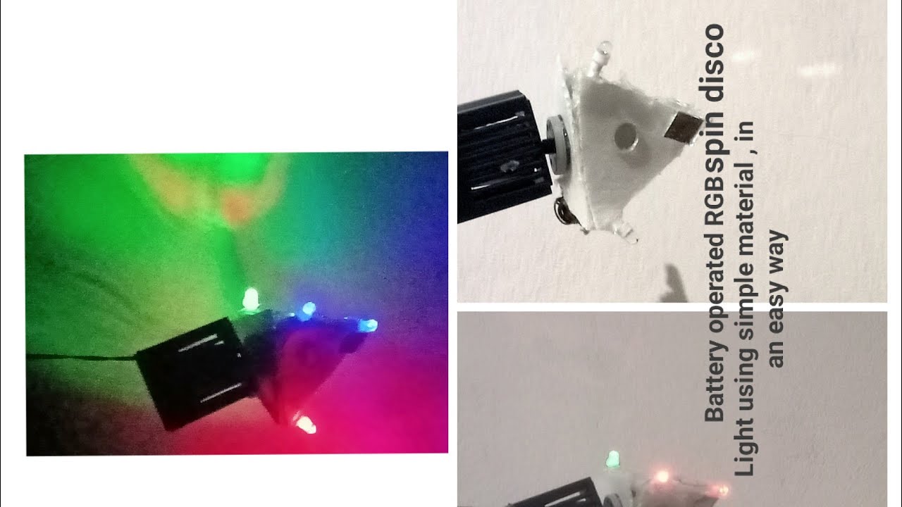 making a RGB pyramid light using simple material and in an easy way ...