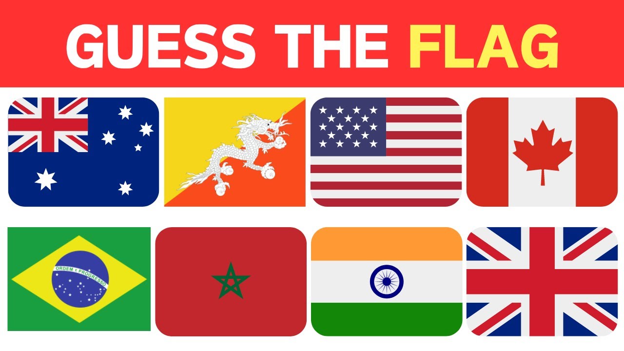 Guess the Country by the Flag Quiz 🌎🎯🤔 Easy, Medium, Hard, Impossible # ...