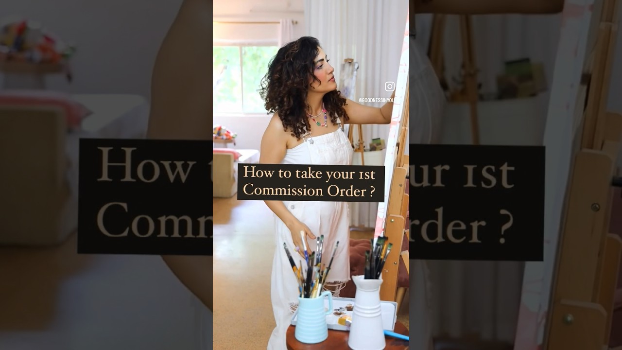 How to take your 1st commission order ? - YouTube