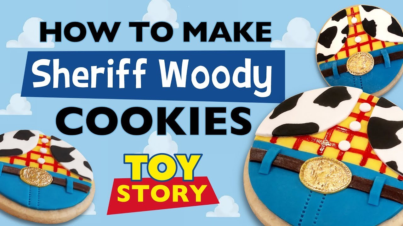 How to Make Toy Story Woody Cookies | We Heart Cake - YouTube