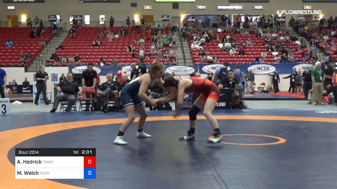 55 Kg Rnd Of 16 Alexandra Hedrick TMWC Vs Makayla Welch Team Tornado ...
