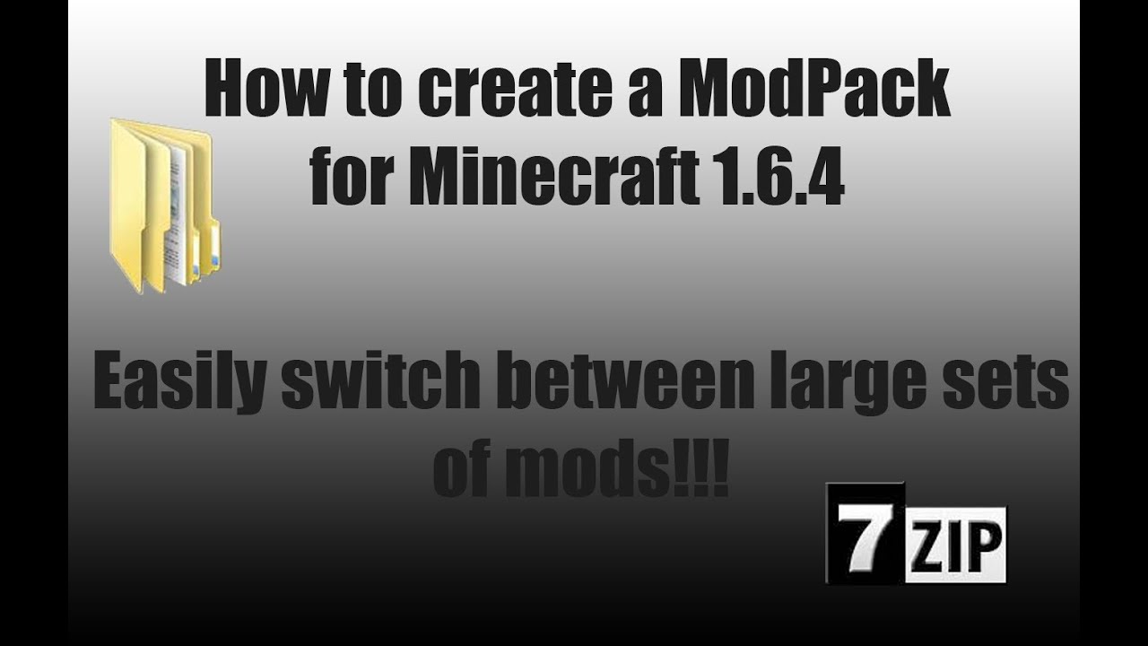[Tutorial] How to create a ModPack for Minecraft 1.6.4 - YouTube