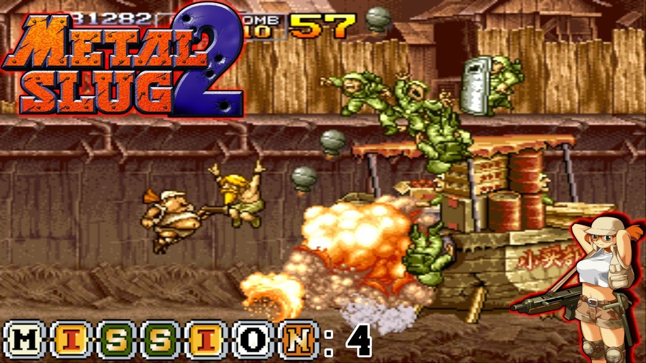 Metal Slug 2: Super Vehicle-002 "1998" | Mission: 4 | HD Gameplay - YouTube