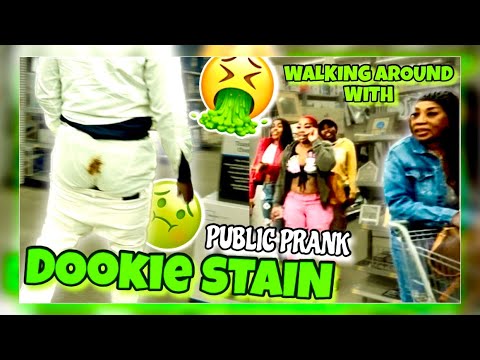 DOOKIE STAIN PUBLIC PRANK 🤢 - YouTube