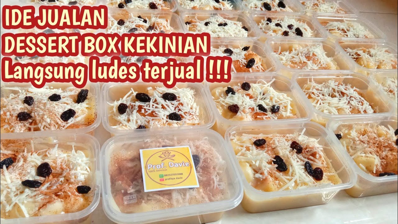 LUDES TERJUAL‼️IDE JUALAN DESSERT BOX KEKINIAN | RESEP DESSERT BOX ...
