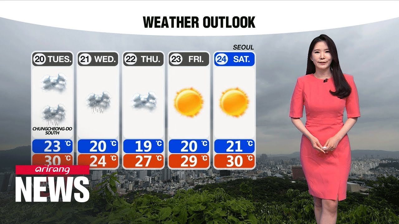 [Weather] Seoul to see highs of 30°C Rain for south - YouTube