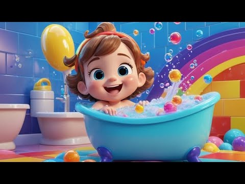 Splish, Splash, A Rainbow Bath | Colors Song for Kids | Nursery Rhymes ...