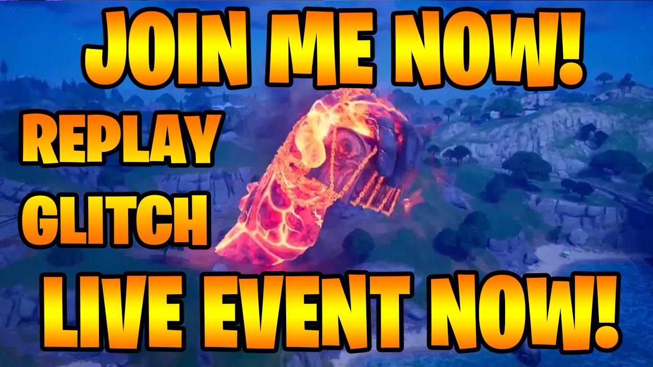 JOIN ME on TITAN HAND EARTHQUAKE Live Event GLITCH Right Now! Fortnite ...