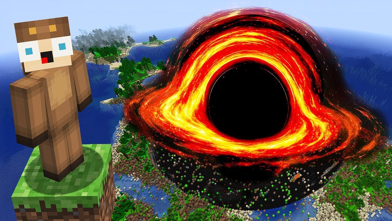 I Found the Deadliest BLACK HOLE Mod in Minecraft - YouTube