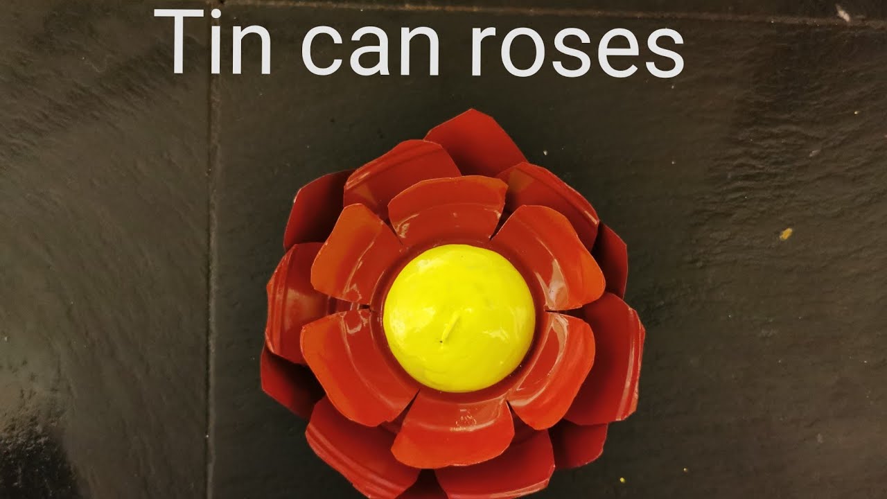 How to make tin-can roses - YouTube