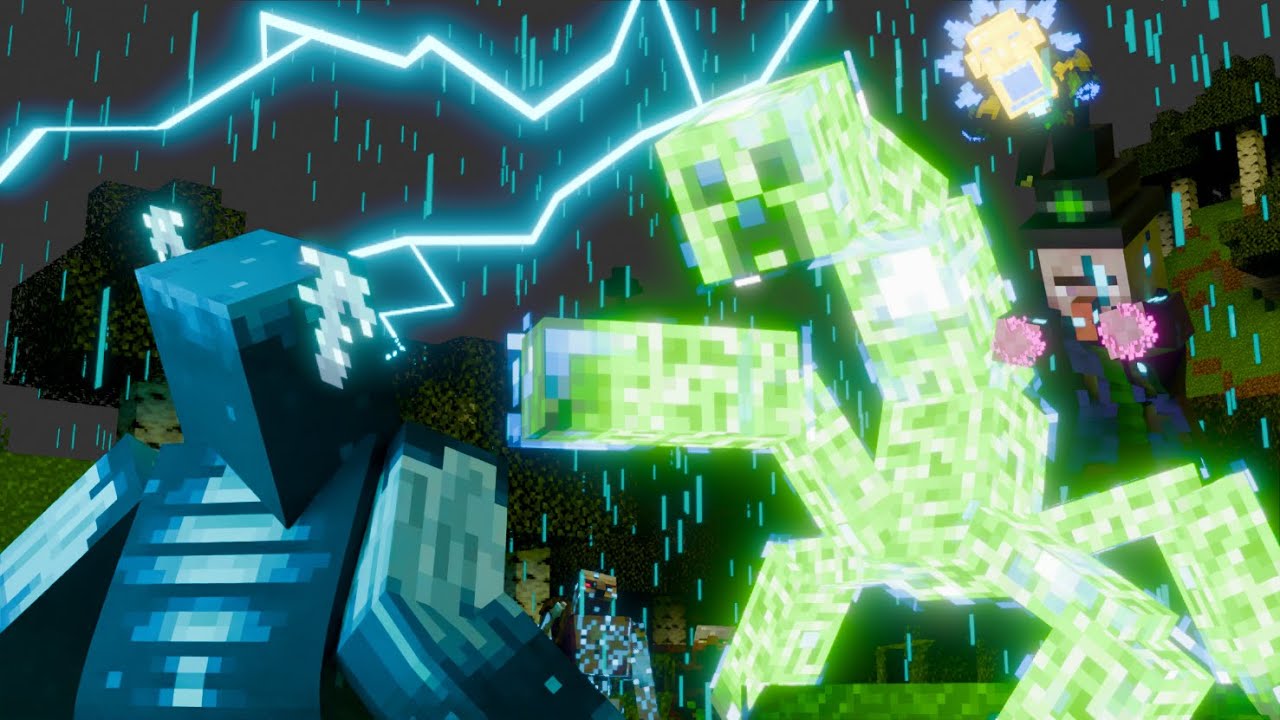 Warden vs Mutant Creeper -EPIC FINAL BATTLE- (Minecraft Animation ...