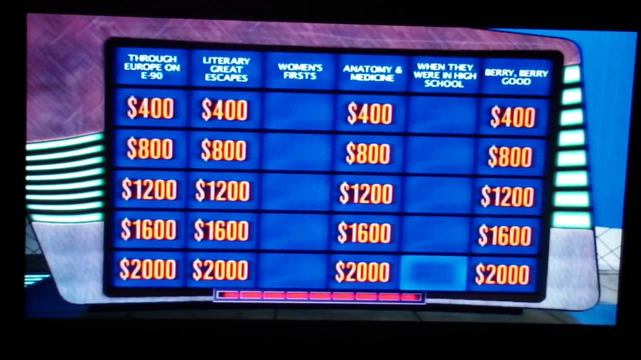 Jeopardy for the PS3 Game 2 Part 2 - YouTube