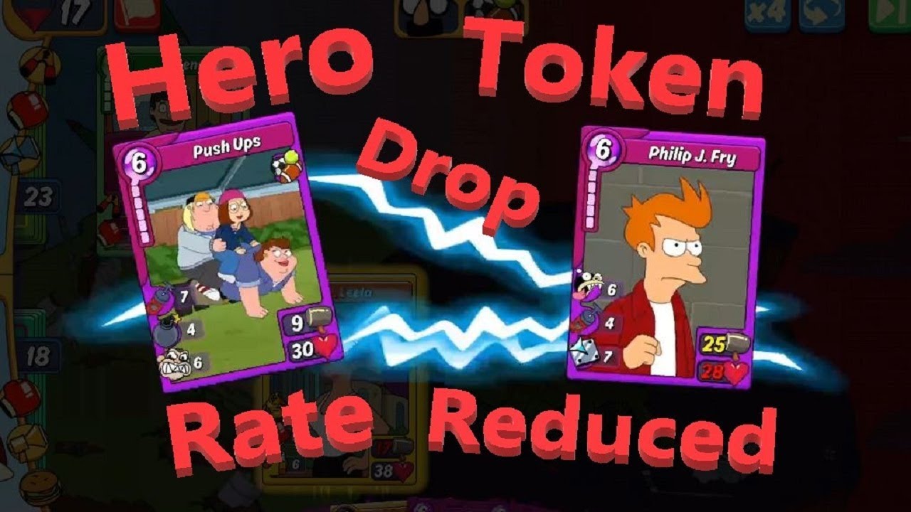 Hero Token Drop Rate Reduced in Animation Throwdown - YouTube