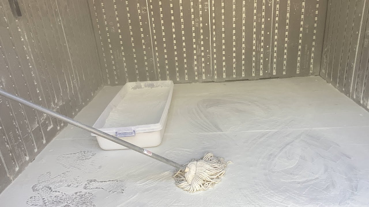 ASMR MOP POWDER PLAY - YouTube