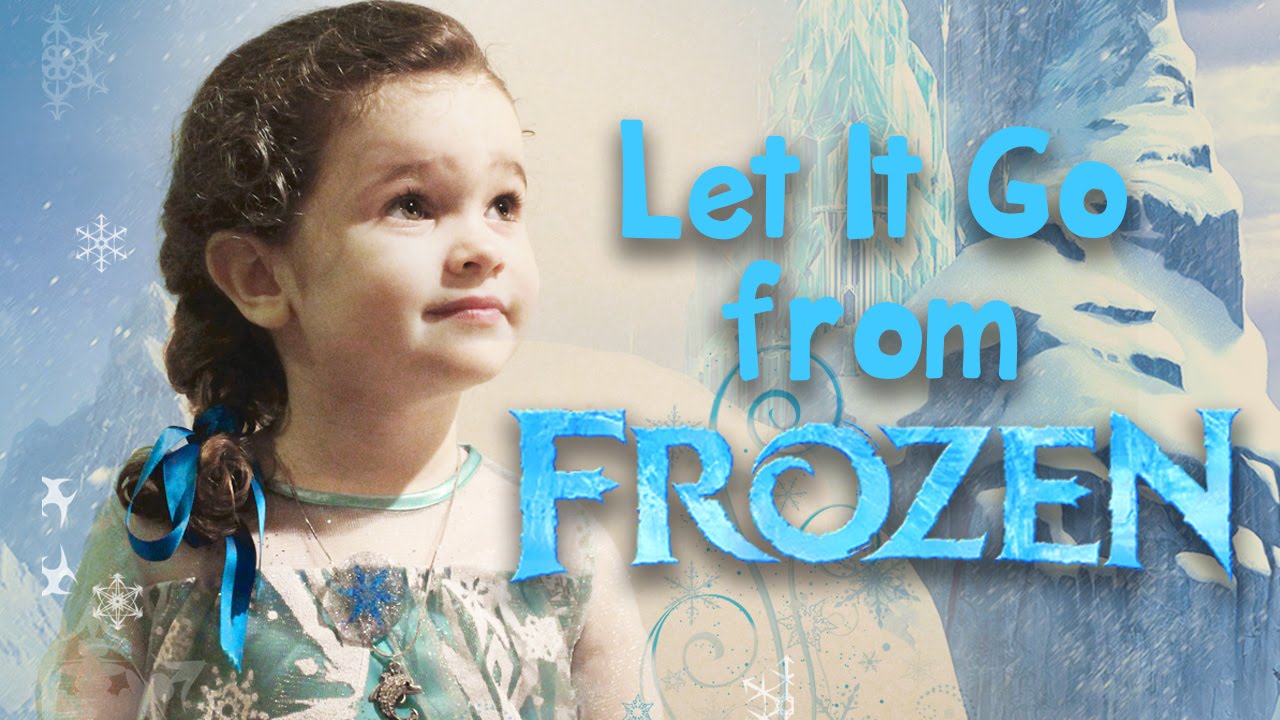 FROZEN - Let It Go Sing-along | Cute 3 Year Old Sings Let It Go from ...