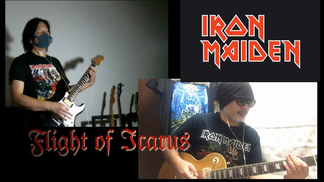 IRON MAIDEN / Flight Of Icarus Guitars cover - YouTube