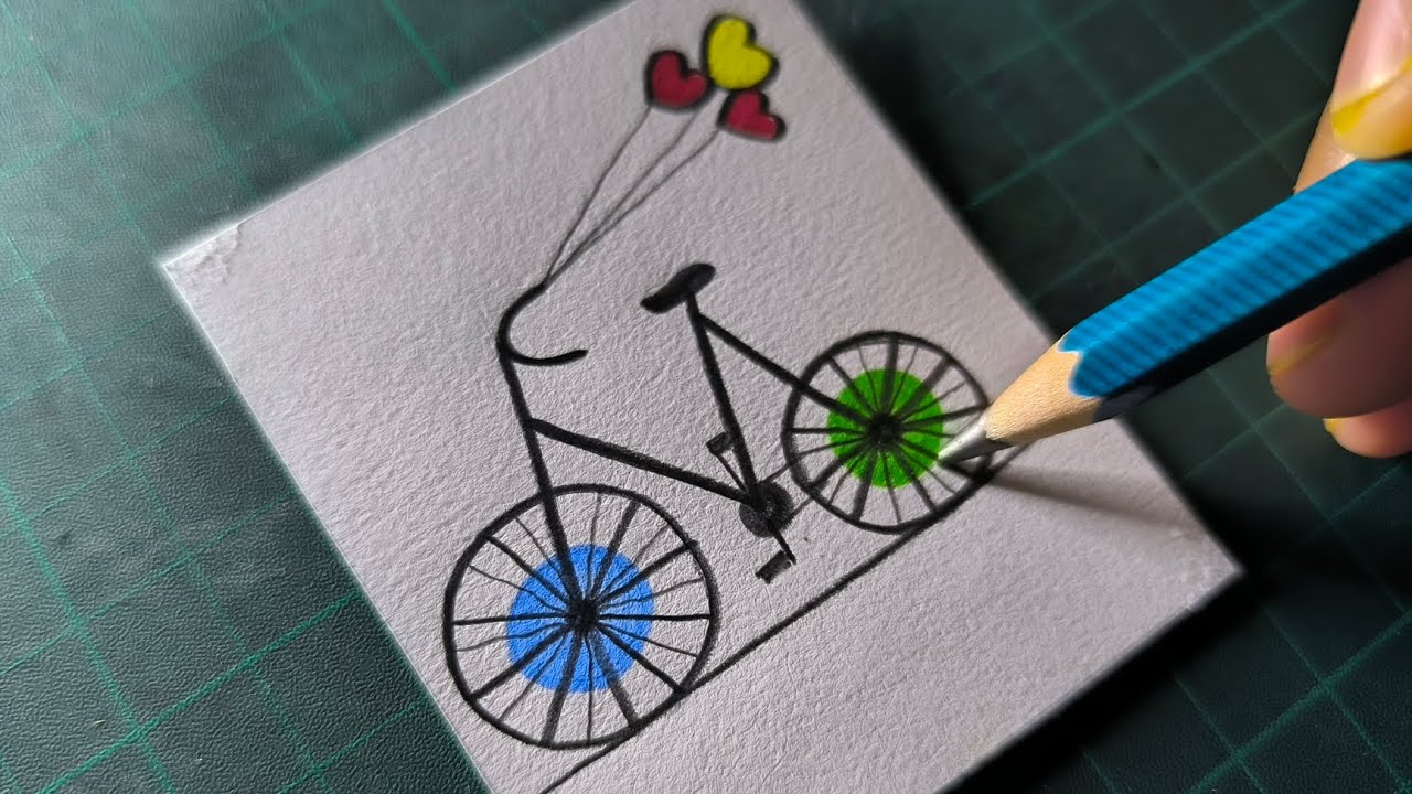 The BEST Way to Draw a Cycle Without Any Effort - YouTube