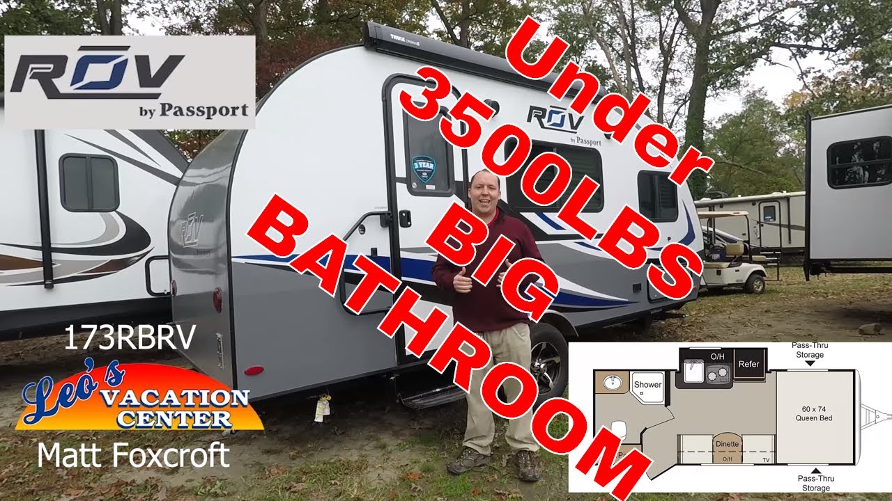 2018 Passport ROV 173RBRV Walk Through and Review - YouTube