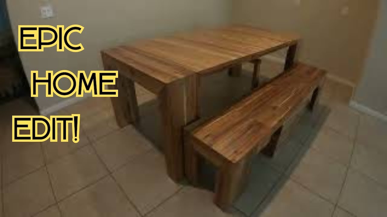Watch us Transform our Dinning Room | Transformer Table Unboxing - YouTube