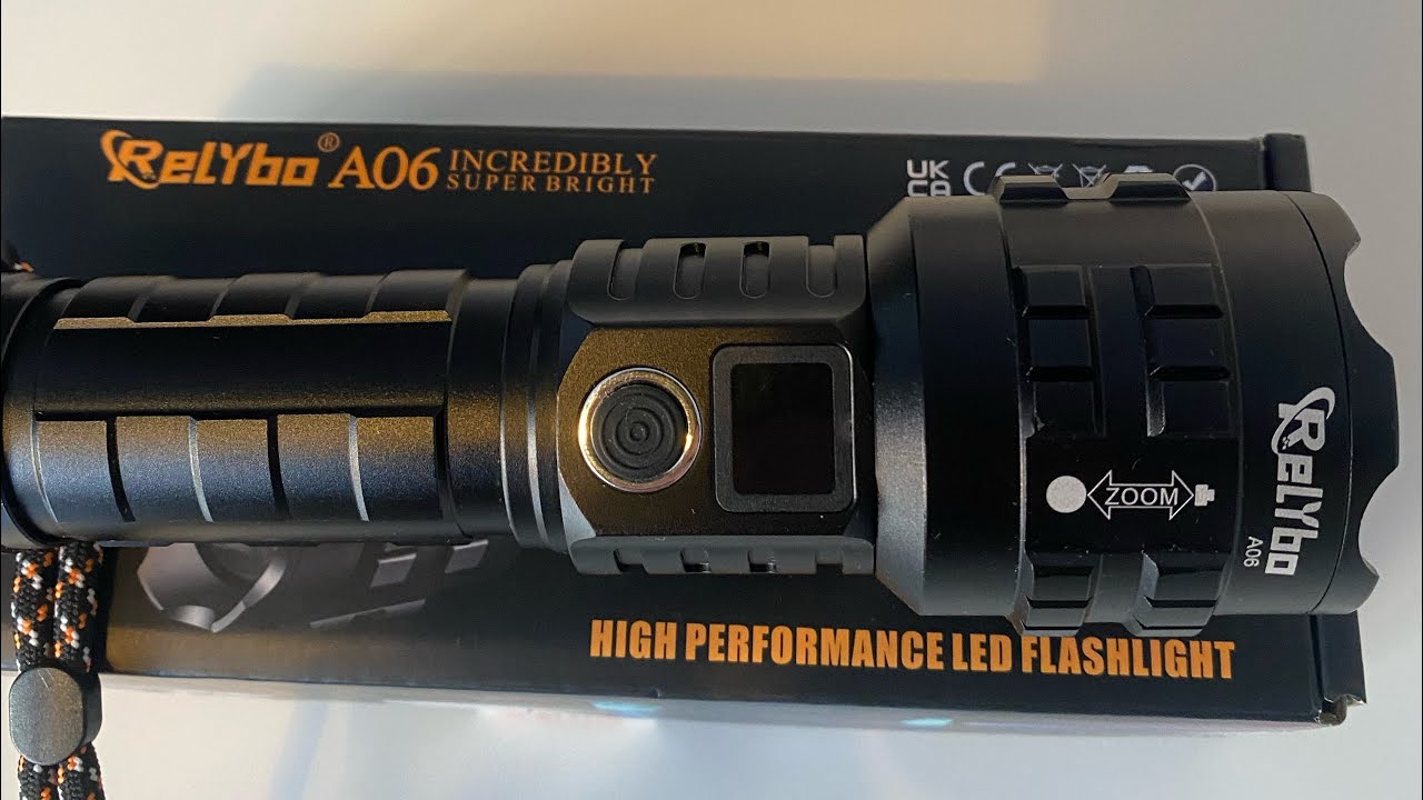 Powerful LED tactical torch - YouTube