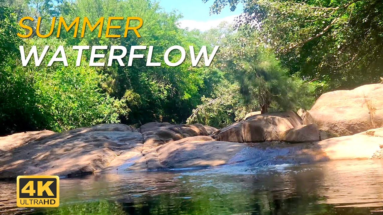 Chilled Summer Time Water Flow - 4K UHD - YouTube