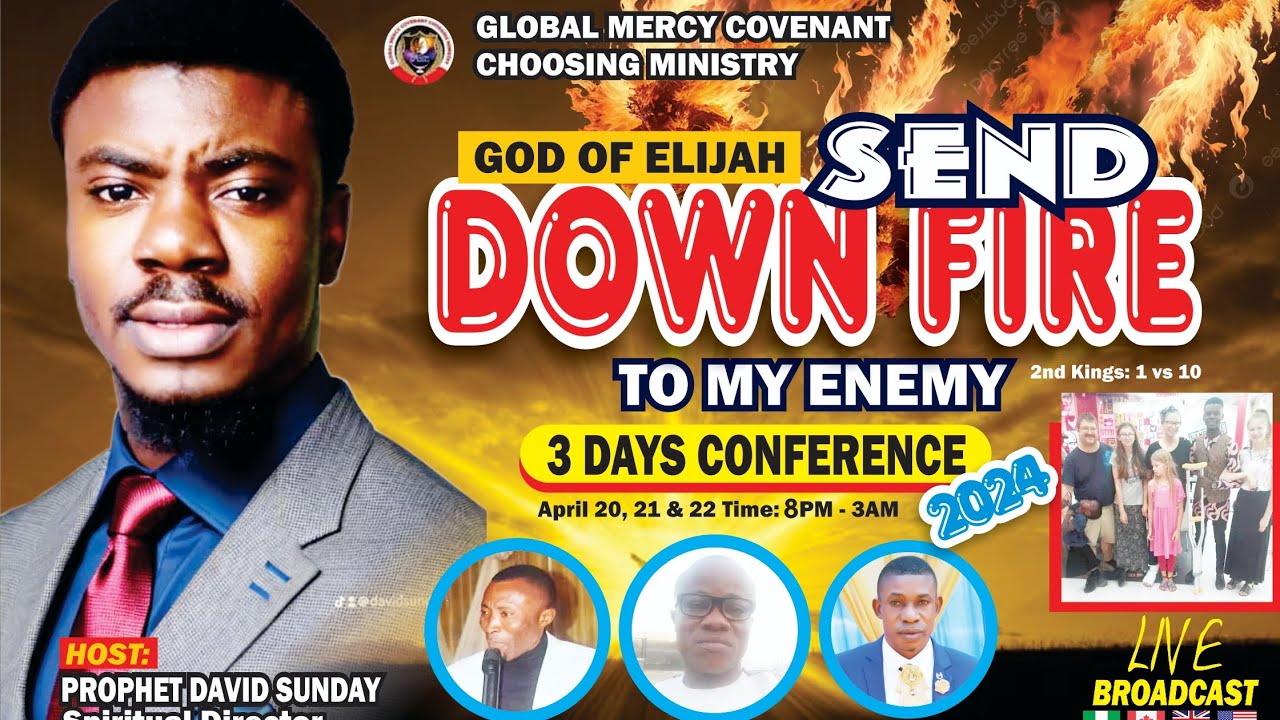 God Of Elijah Send Down Fire 🔥 To My Enemy Day 1. 20/4/24. #god # ...