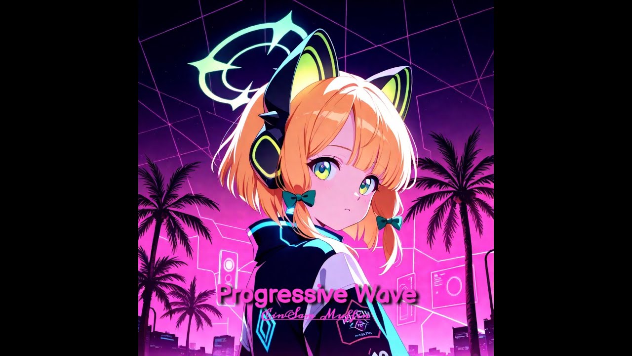 Progressive Wave - Original Synthwave (Visualizer) - YouTube