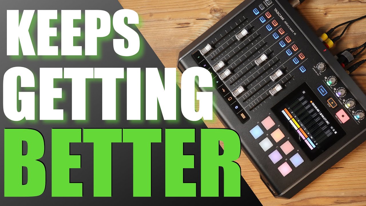 10 NEW features of the TASCAM MIXCAST 4 (firmware updates v1.01 to v1 ...