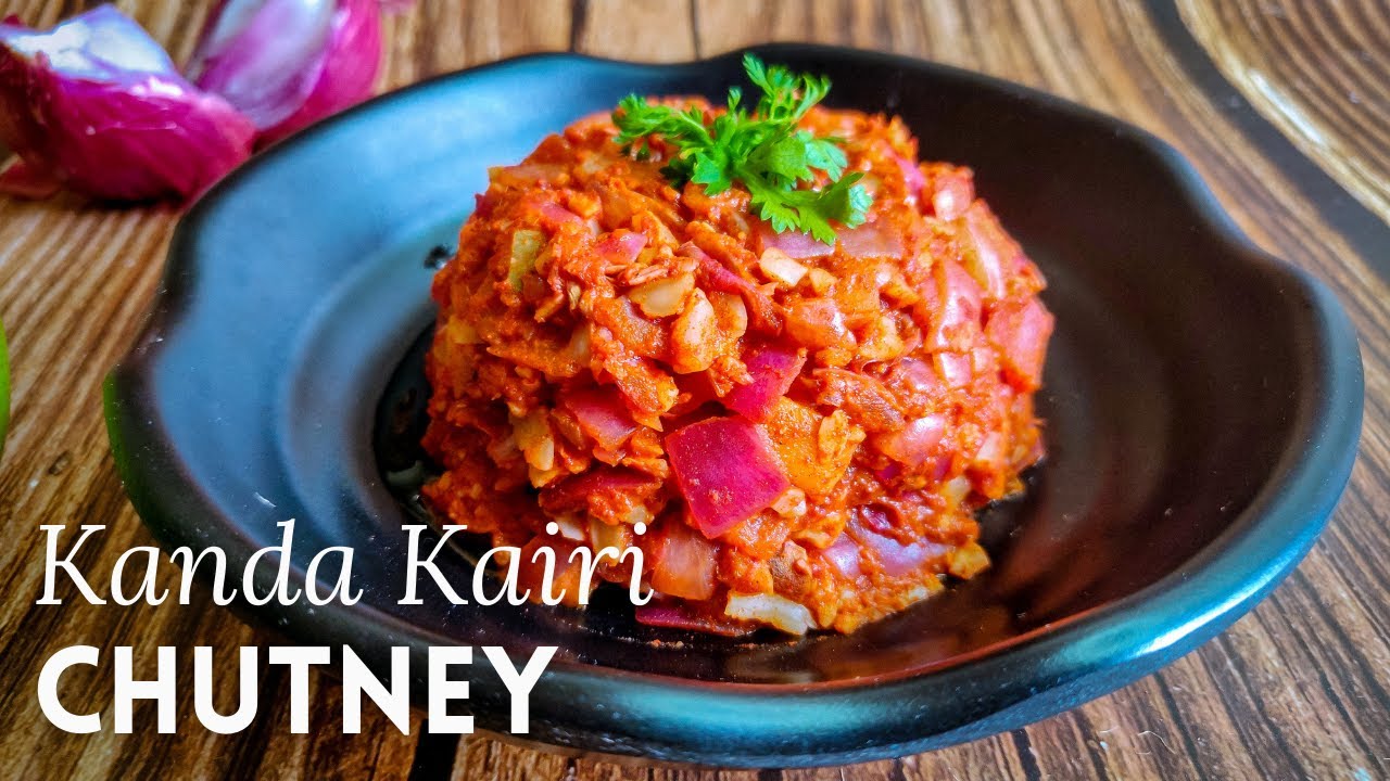 Raw Mango & Onion Chutney | Kairi Ani Kanda Chutney Recipe In Marathi ...