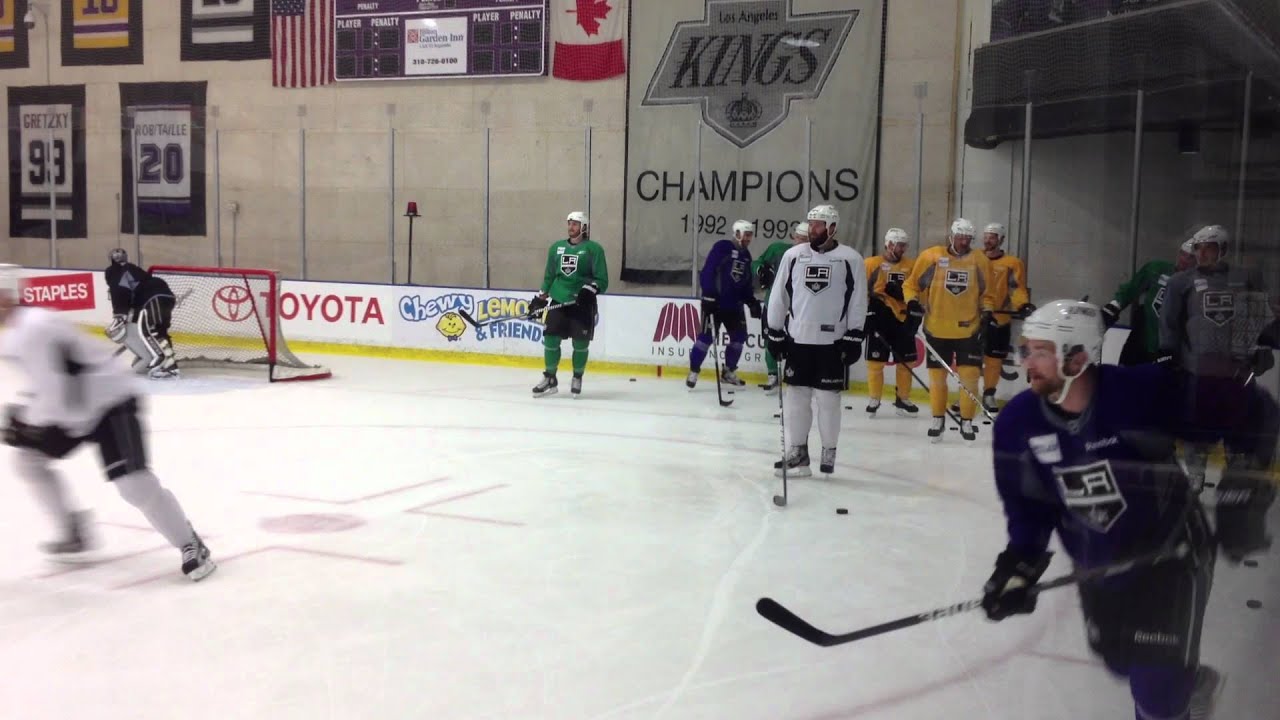 5/10/12 LA Kings Practice: The Lineup - YouTube