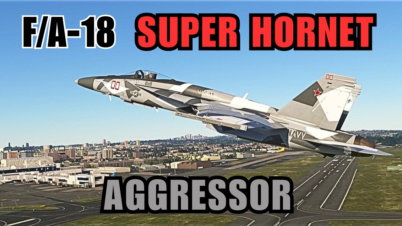 Intense Close-Up Action of the F/A-18 Super Hornet Aggressor! - YouTube