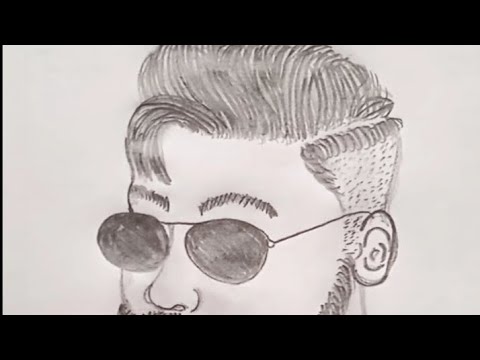 How to Draw a Handsome man || handsome man drawing|| Man drawing|| Step ...