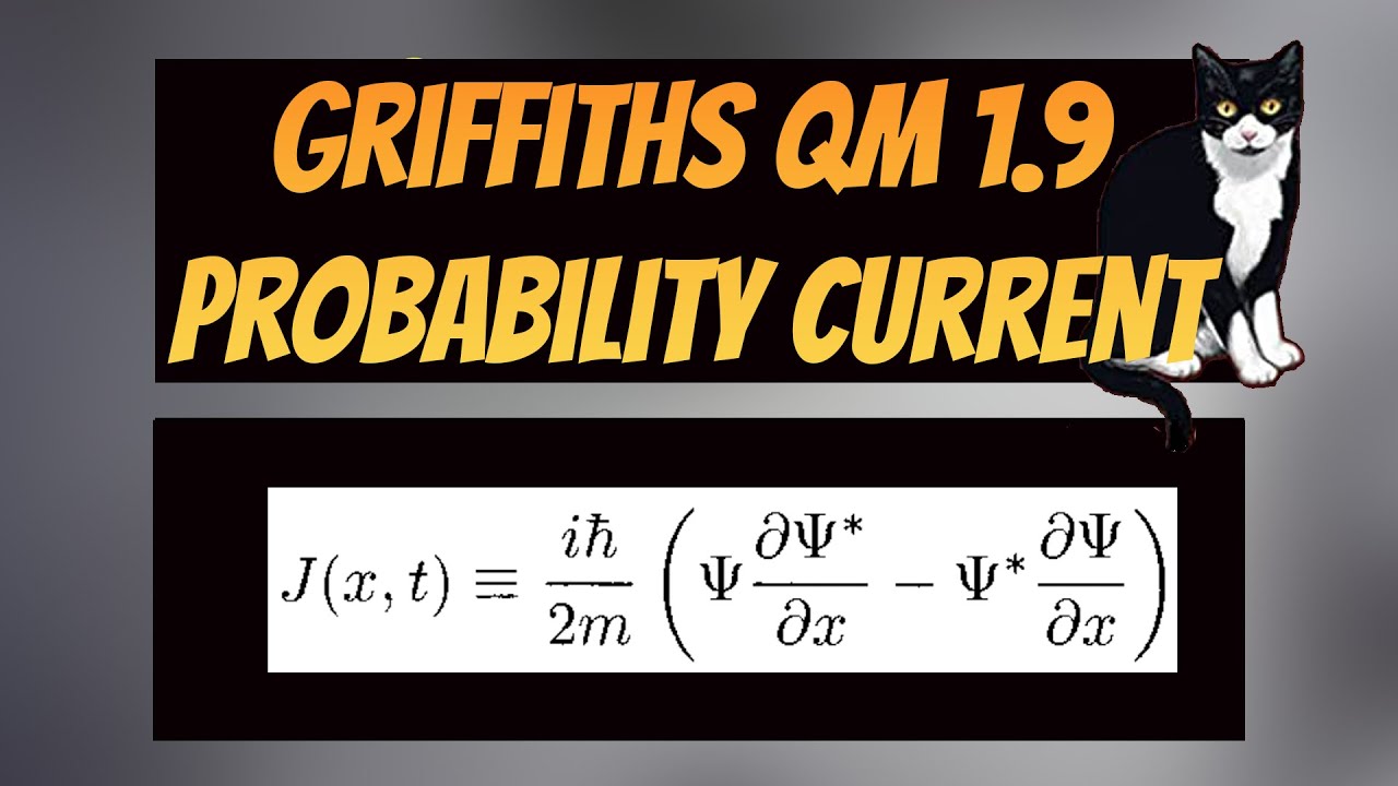 Griffiths QM 1.9 Derivation of the Probability Current - YouTube