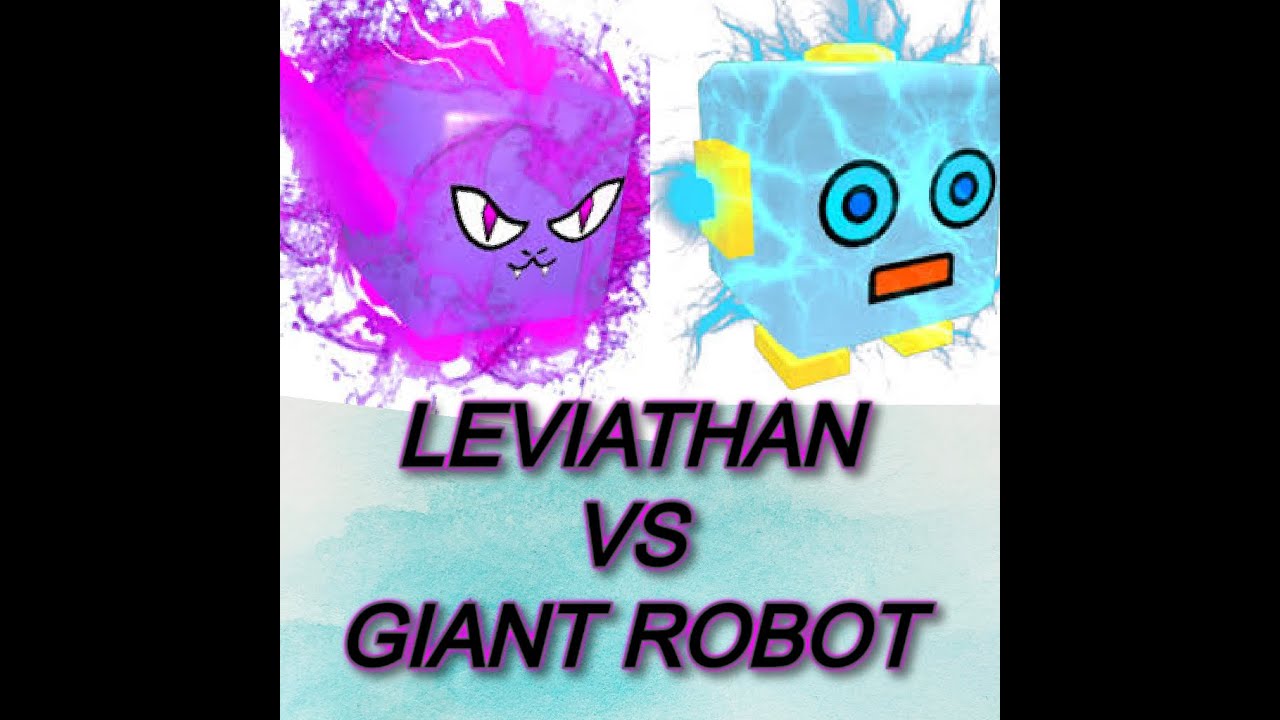 BGS LEVIATHAN VS GIANT ROBOT-Roblox bubblegum simulator - YouTube