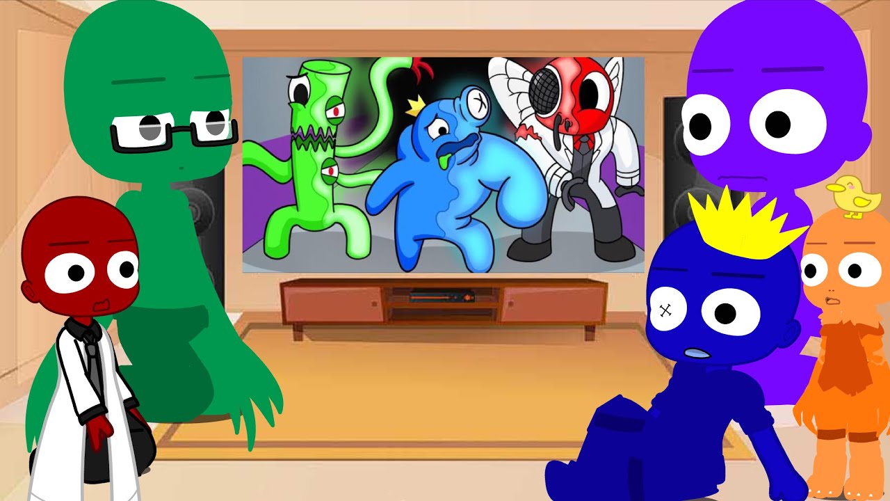 Rainbow Friends React To Rainbow Friends but They’re Mutants! II Gacha ...