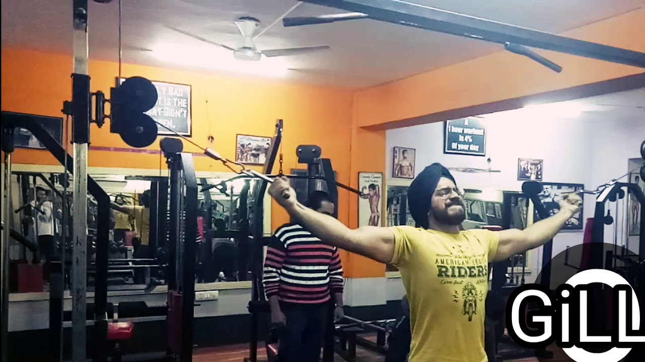 Bicep pumping manmeet gill body master gym jatt da muqabla - YouTube