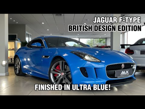 Ultra Blue! Jaguar F-Type British Design Edition - YouTube