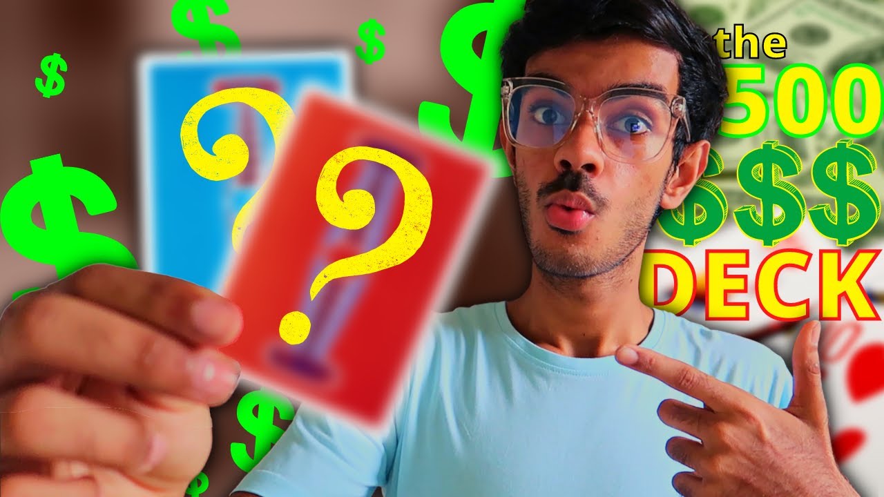 500 $$$ For A DECK Of CARDS?! | Is It REALLY Worth It?? - YouTube