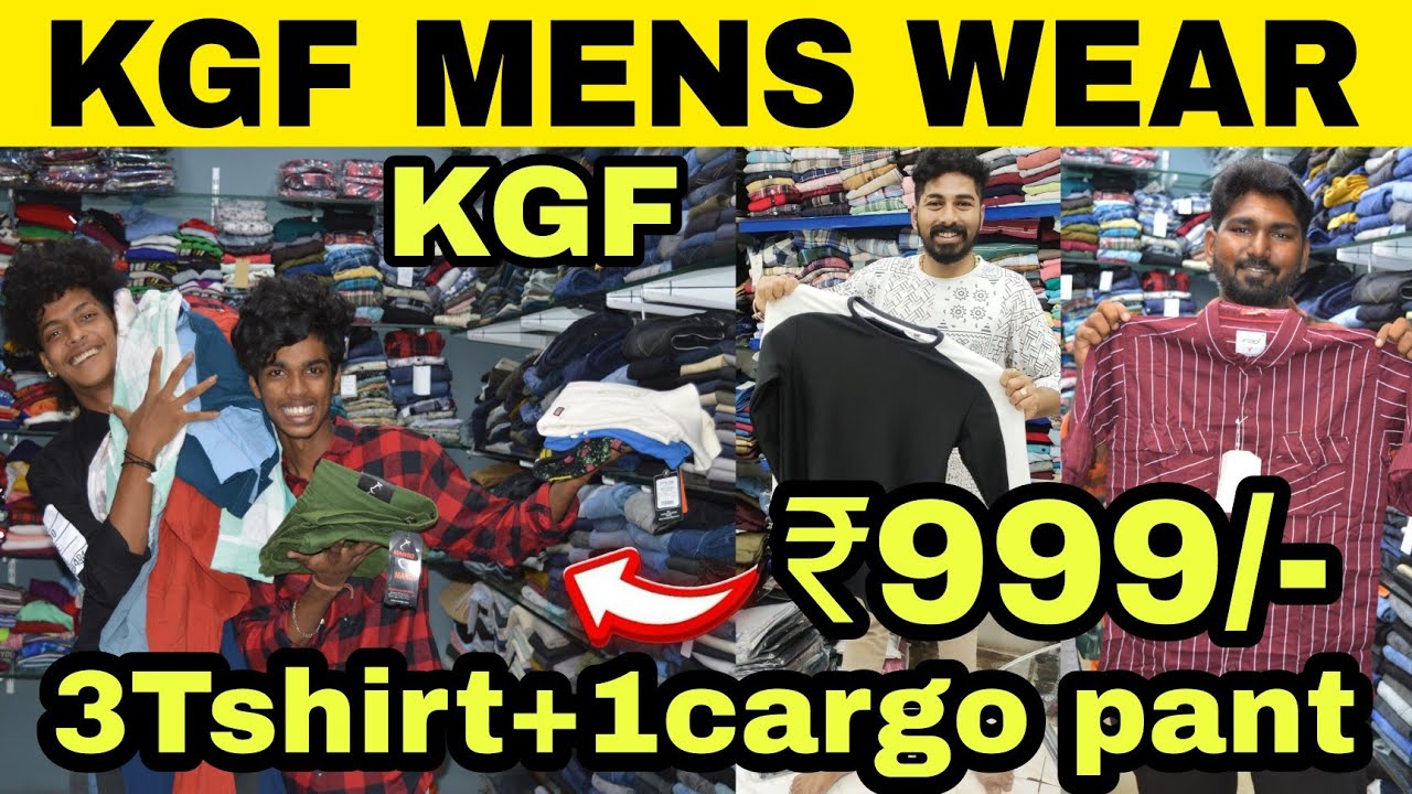 KGF MENS WEAR 3 T shirts+ 1 CARGO PANT JUST ₹999/- 💢 | 3SHIRTS ₹1100 ...