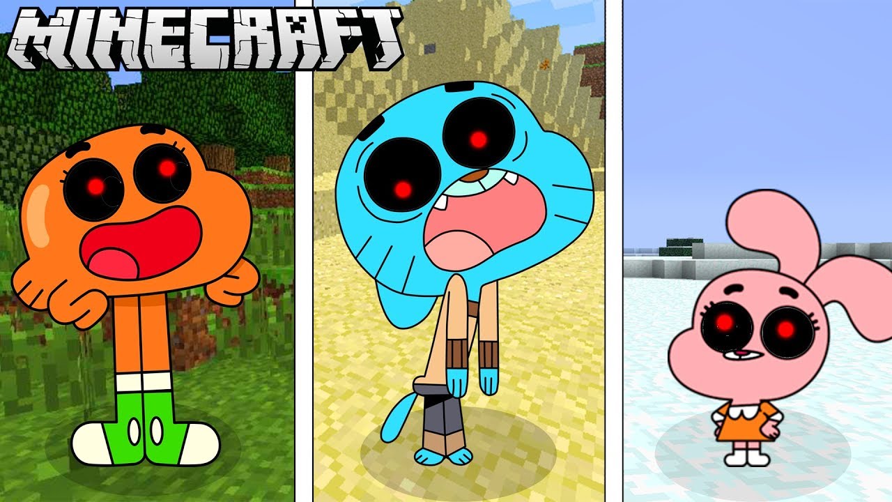 Become THE AMAZING WORLD OF GUMBALL in Minecraft! - YouTube