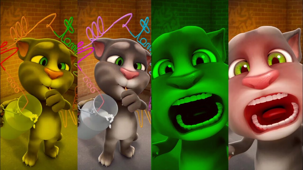 My Talking Tom Friends Funny Moments | COLORS Effects GAMEPLAY part 548 ...