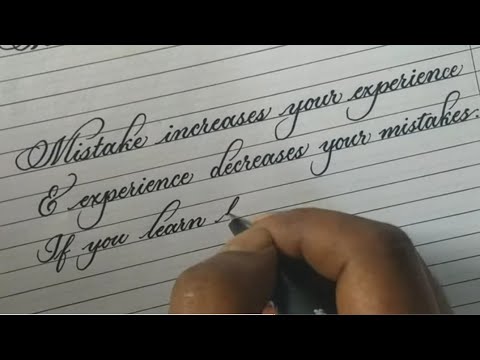calligraphic writing | beautiful handwriting, best motivational quote ...