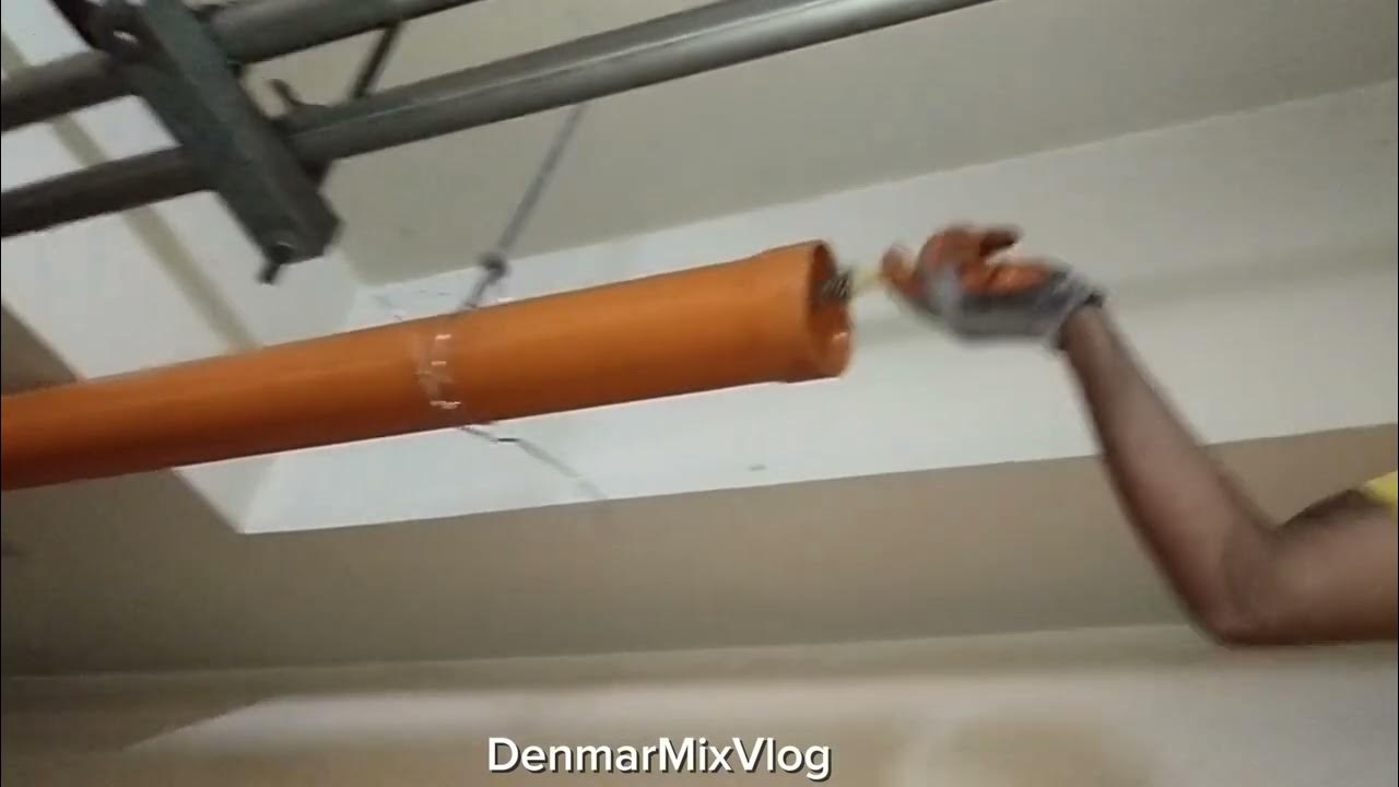 paano magkabit at mag piping ng sanitary/ lay-out,piping & installed sanitary installation - YouTube