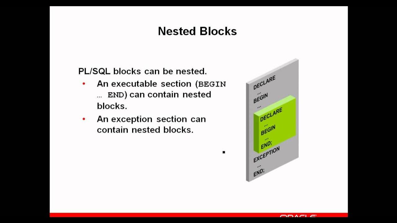 كورس PLSQl المحاضره الثالثة writing executable statement - YouTube
