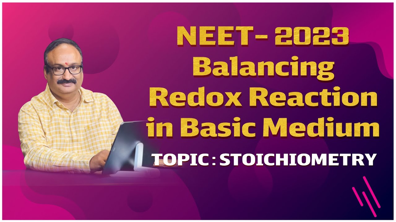 Balancing a Redox reaction in Basic Medium - YouTube