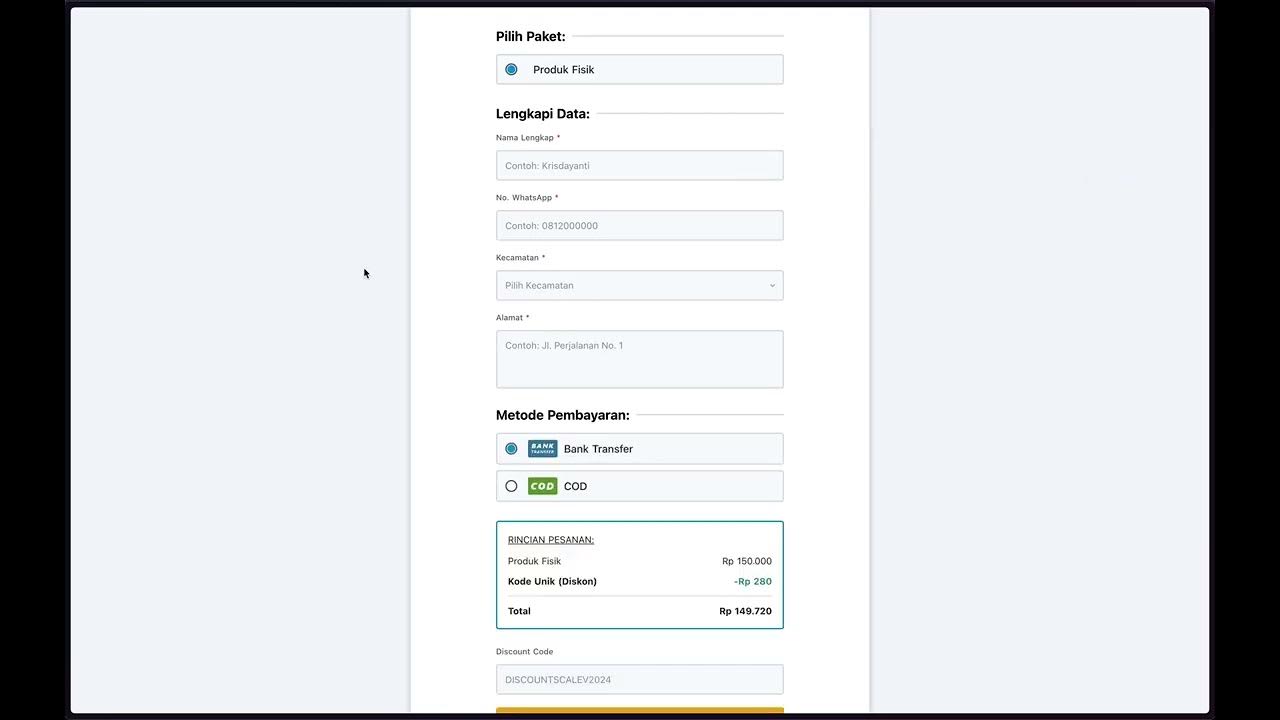 Tutorial Cara Menambahkan Diskon di Scalev - YouTube