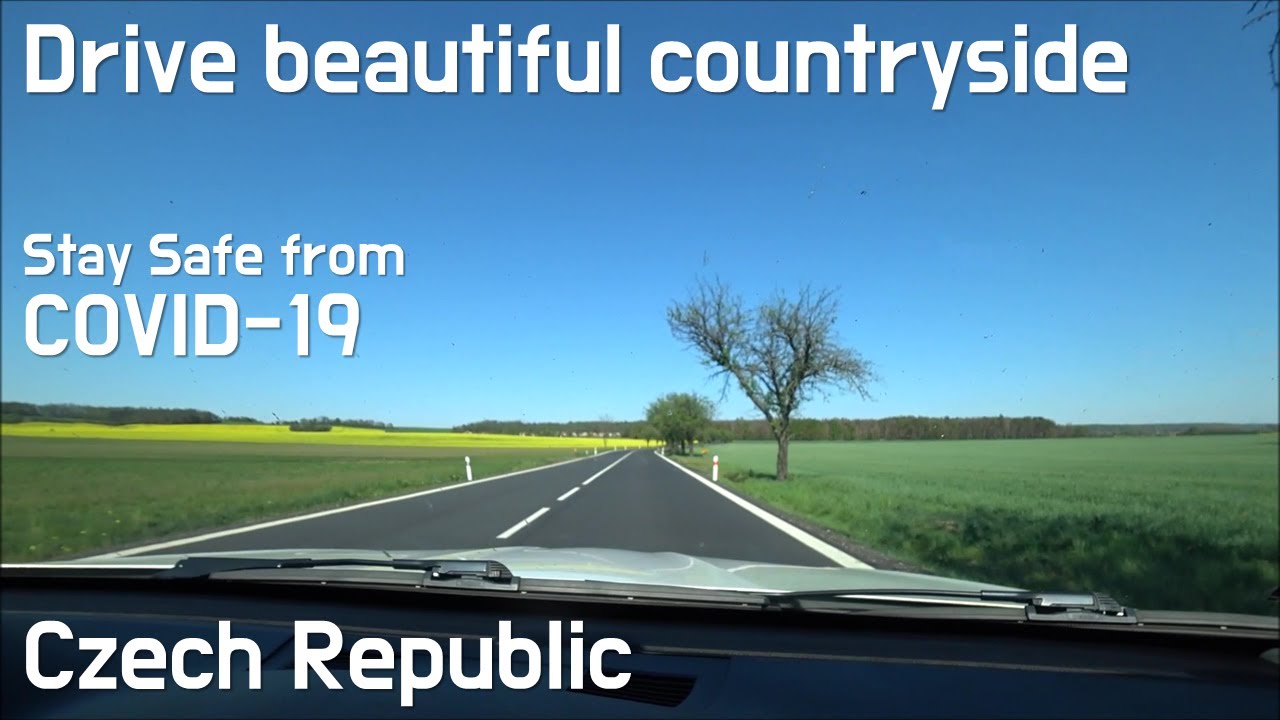 Beautiful countryside drive in Czech Republic /Drive Country Road ...