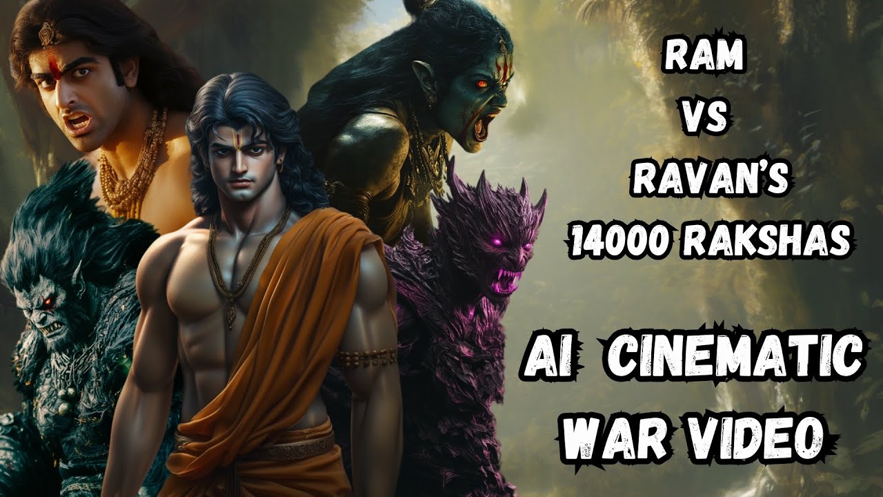 Ramayan in Hindi | AI Cinematic War Video | Ep 8 | Ram vs Ravan's 14000 ...