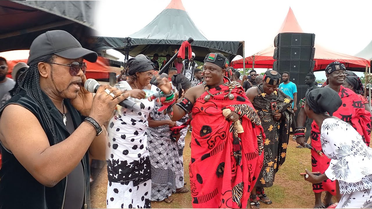 Nana Acheampong Owoahene's Band Invited Chiefs Of Akakom Onto The Dance ...